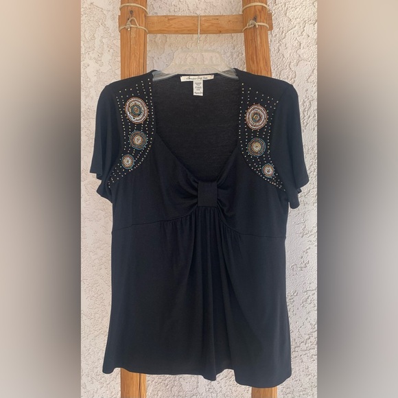 American Rag | Tops | American Rag Womens Ox Black Top | Poshmark
